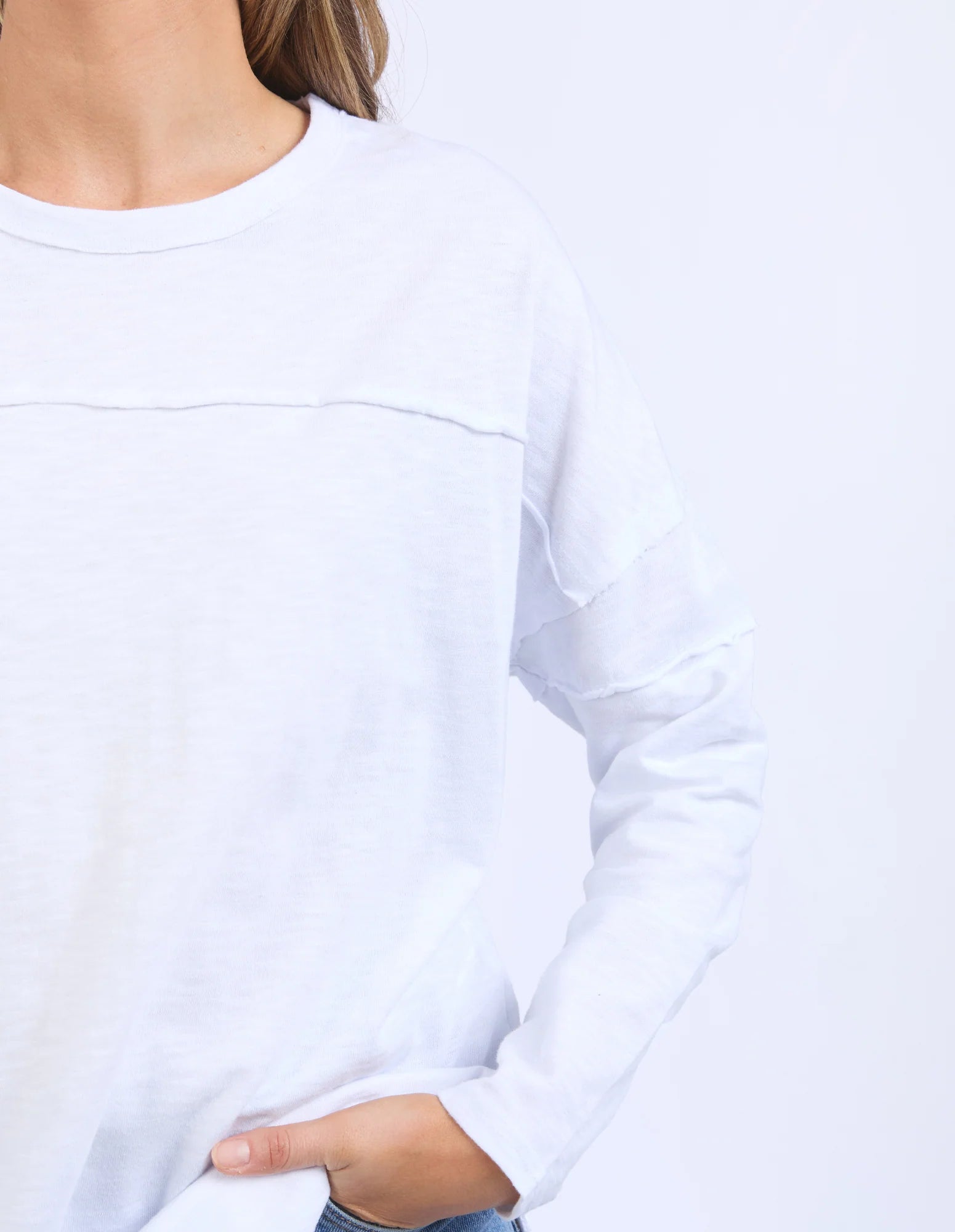 Jayne Throw On Top - White – The Cozy Corner